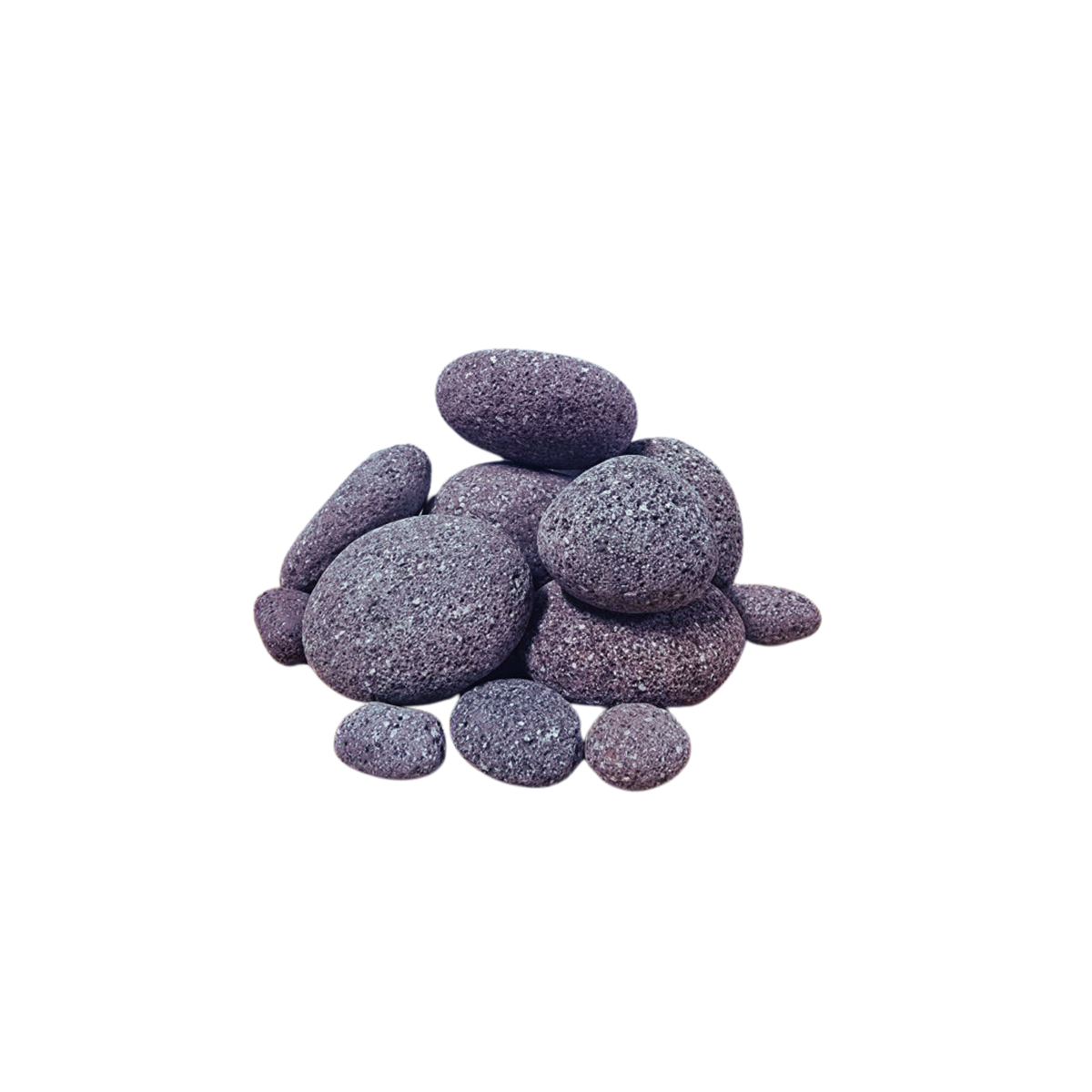 Smooth Lava Stones Black/Red (MIX) – Aura Aquarium