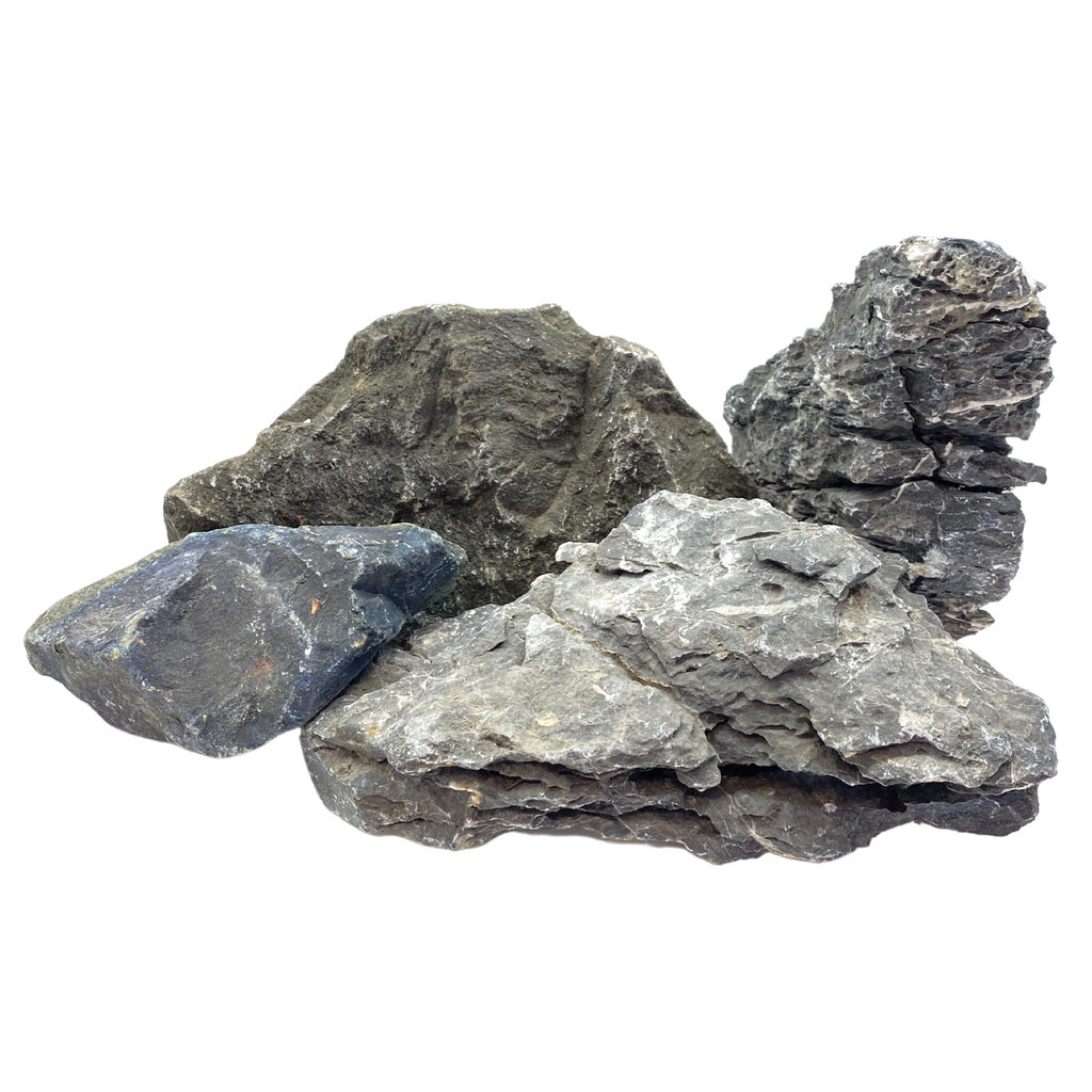Black Acid Washed Seriyu Stone Bundle – Aura Aquarium